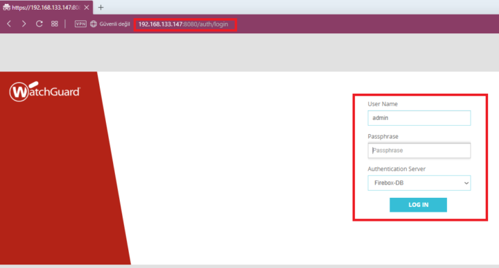 WatchGuard FireboxV VMware İlk Kurulum - Firewall Destek Merkezi