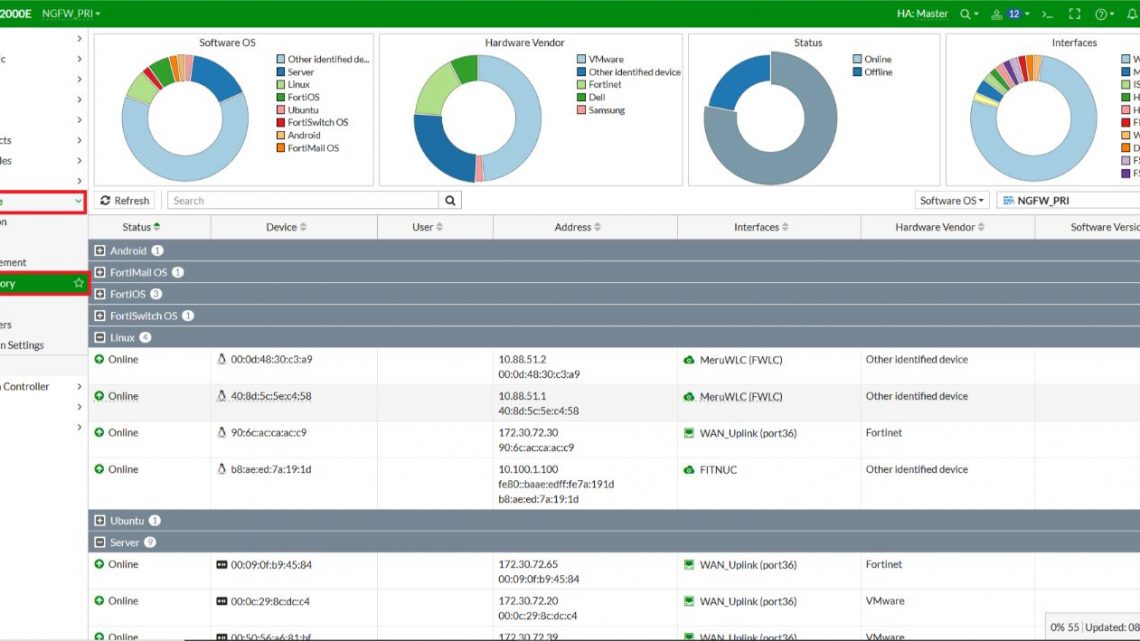 Fortigate Firewall da cihazları yönetme - Firewall Destek Merkezi Fortigate Firewall da cihazları yönetme - Firewall Destek Merkezi