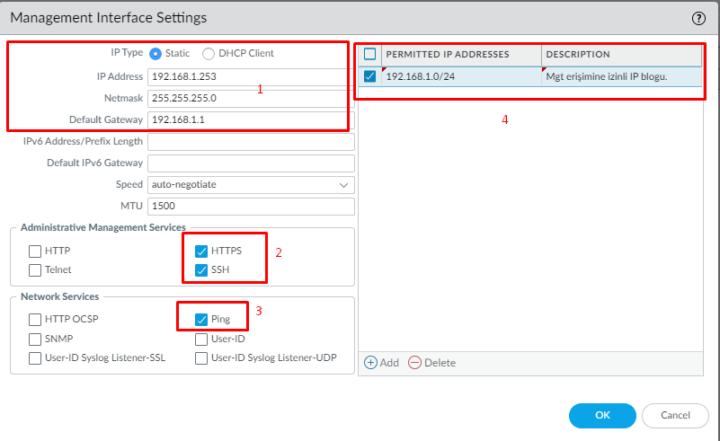 Palo Alto Firewall İlk Yapılandırma – Firewall Destek Merkezi