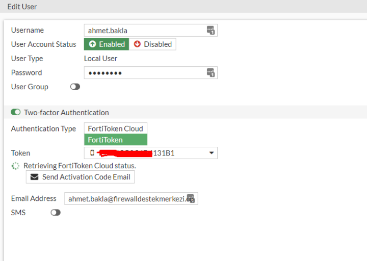 Fortigate E-Mail & FortiToken Mobile ile SSL VPN İki Faktörlü Kimlik ...