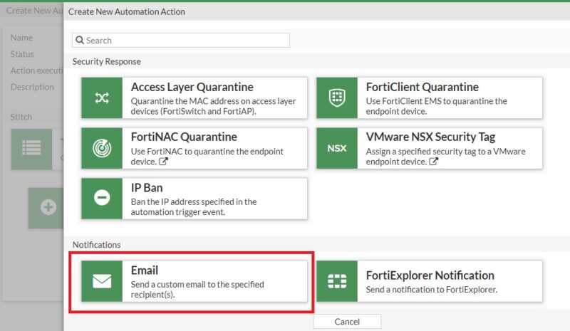 Fortigate Firewall Mail ile Bilgilendirme | Automation Trigger ...