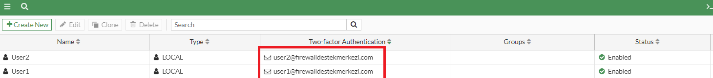 Fortigate CLI Script ile kullanıcılara e-posta adresi ekleme ve iki faktörlü kimlik doğrulama ...
